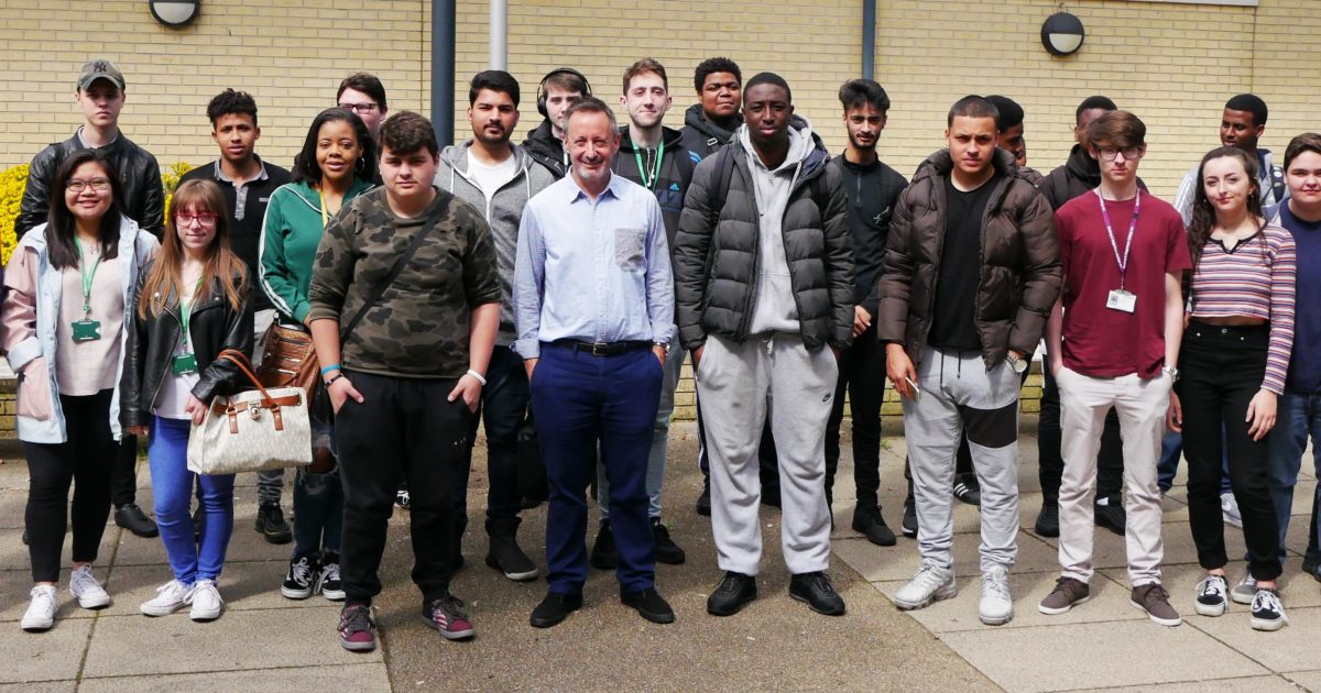 Students learn about the world of… — Barking & Dagenham College